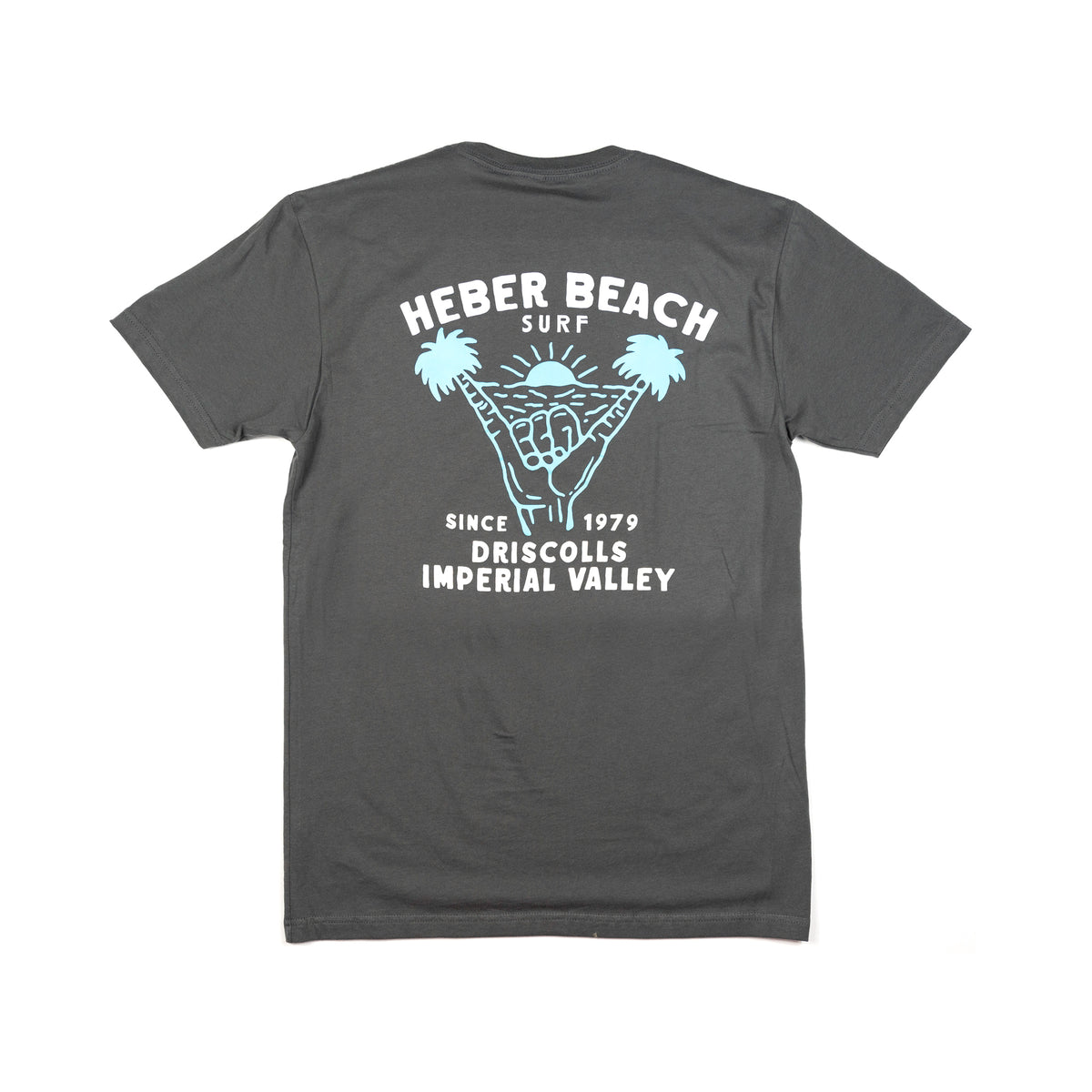 Heber Beach Tee - Grey - Driscolls Sports