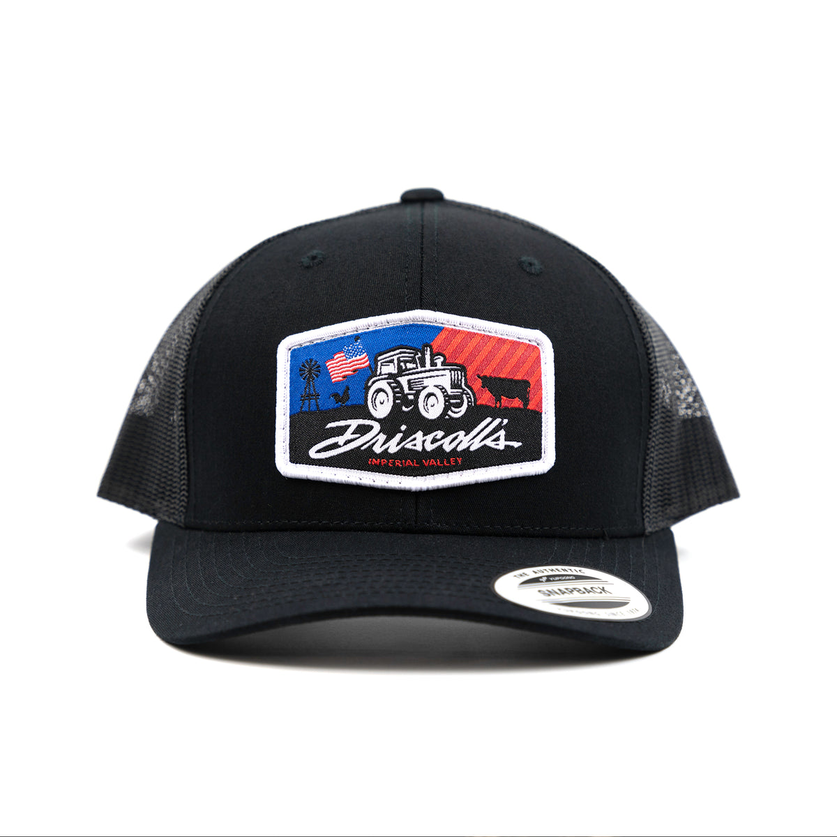 Farm Town USA Trucker - Black/Black - Driscolls Sports
